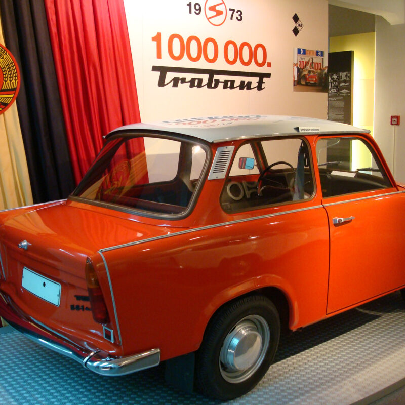 Zwickau, stad van de Trabant en Audi - Duitsland